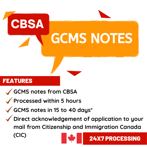 GCMS Notes from IRCC - GCMSApply.com