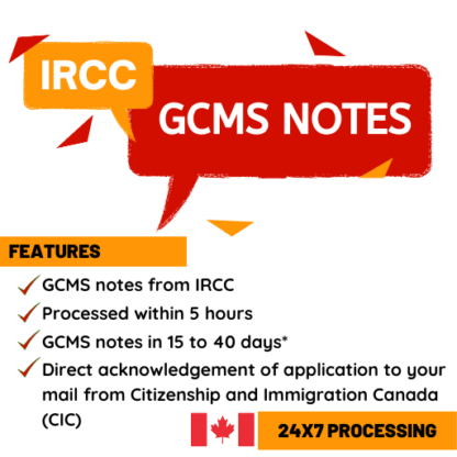 GCMS Notes from IRCC - GCMSApply.com